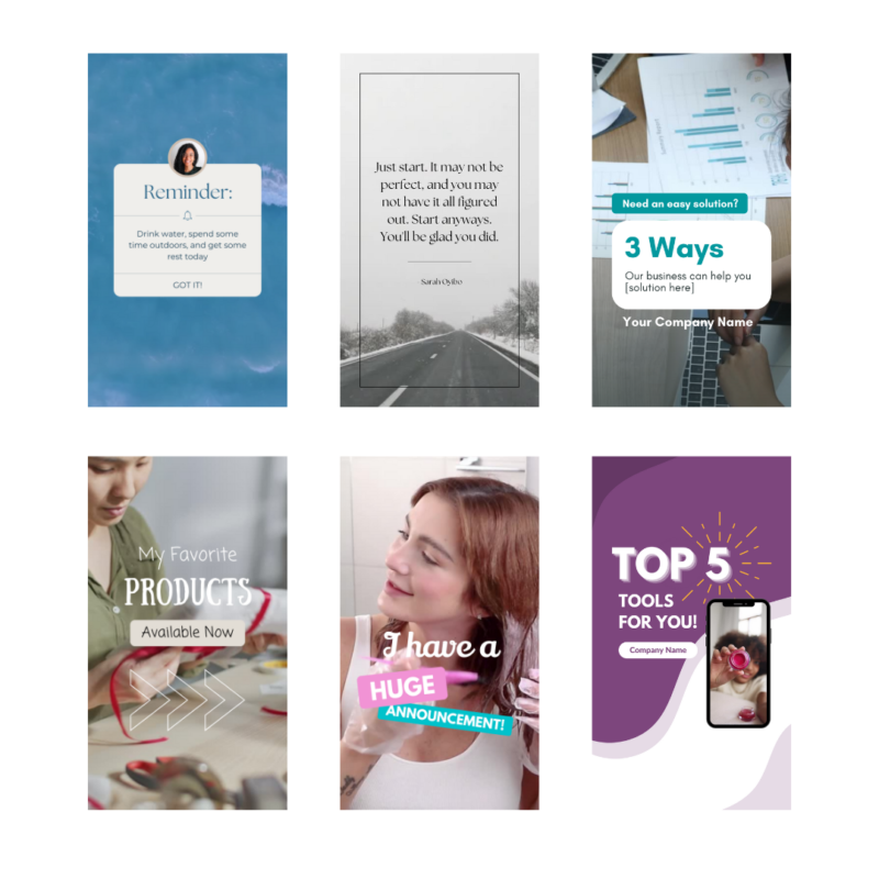 Mobile Video Bundle (6 Canva Templates) - Studio Delta Designs